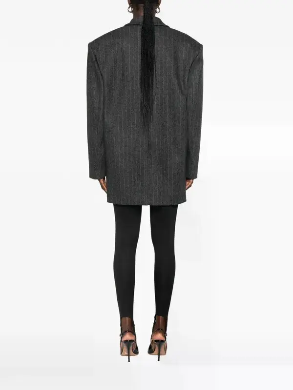 Andamane Teresa Pinstripe Oversized Blazer