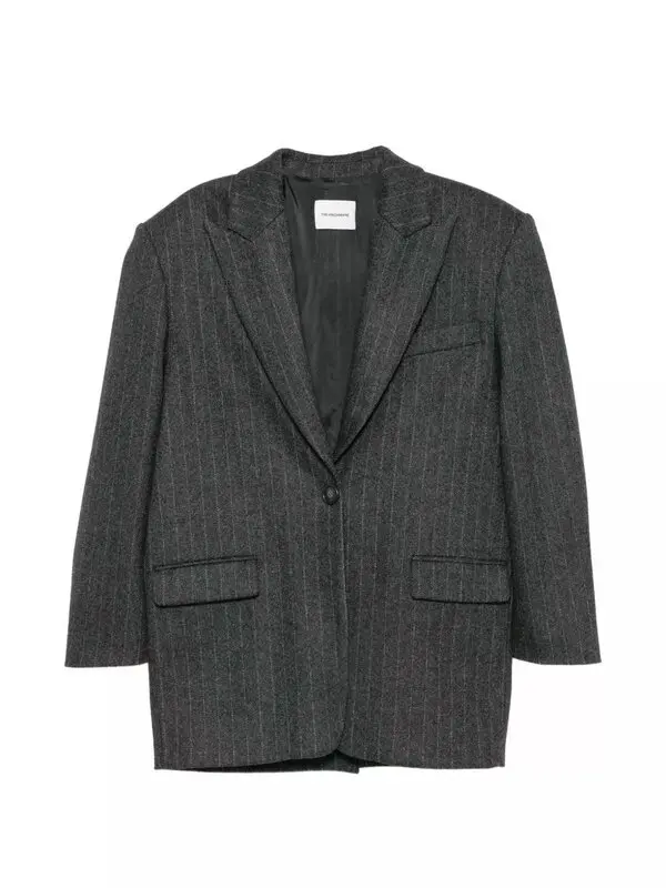 Andamane Teresa Pinstripe Oversized Blazer