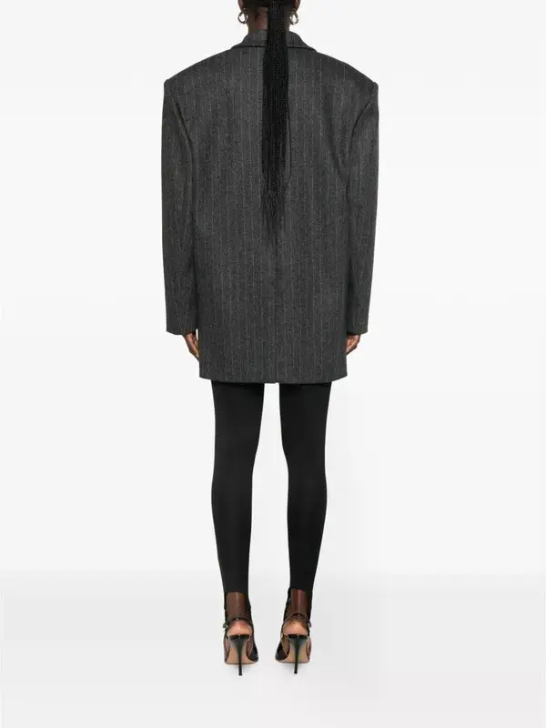 Andamane Teresa Pinstripe Oversized Blazer