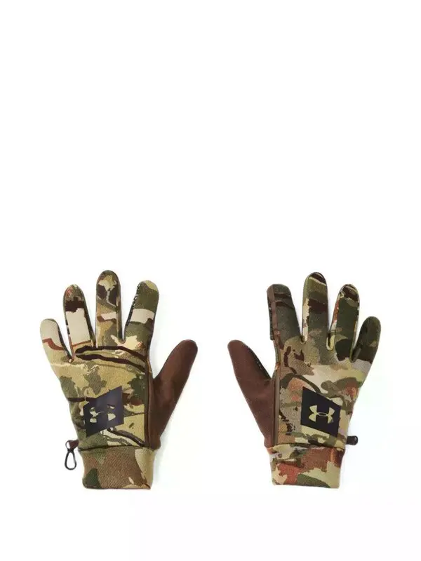 Under Armour Camouflage Print Gloves - Green