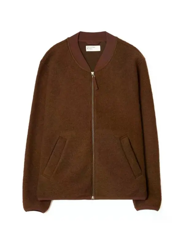 Universal Works Zip-up Wool-blend Bomber Jacket