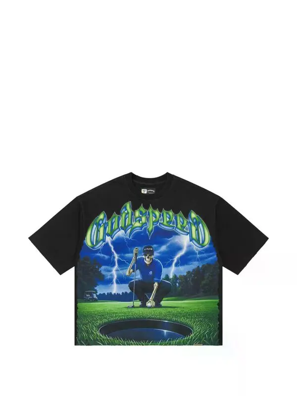 GODSPEED No Mulligans Graphic-print T-shirt - Black