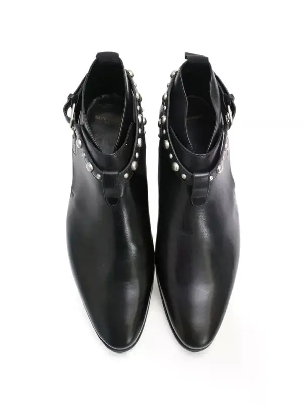 Saint Laurent Studded Ankle Boots