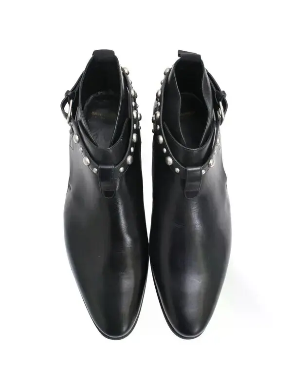 Saint Laurent Studded Ankle Boots
