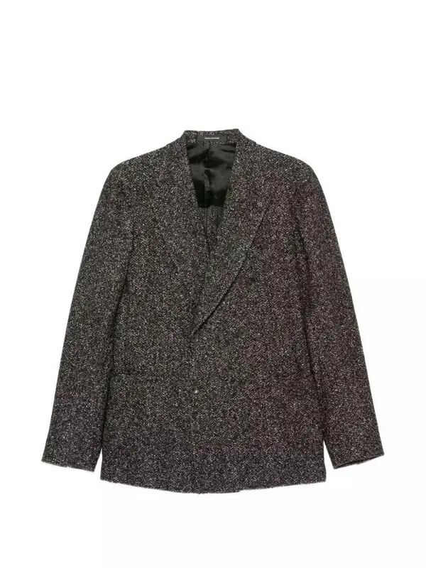 Tagliatore Double-breasted Tweed Jacket