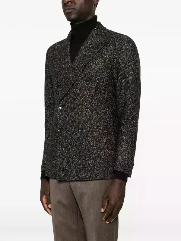 Tagliatore Double-breasted Tweed Jacket