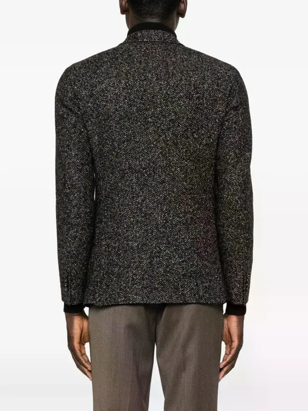 Tagliatore Double-breasted Tweed Jacket