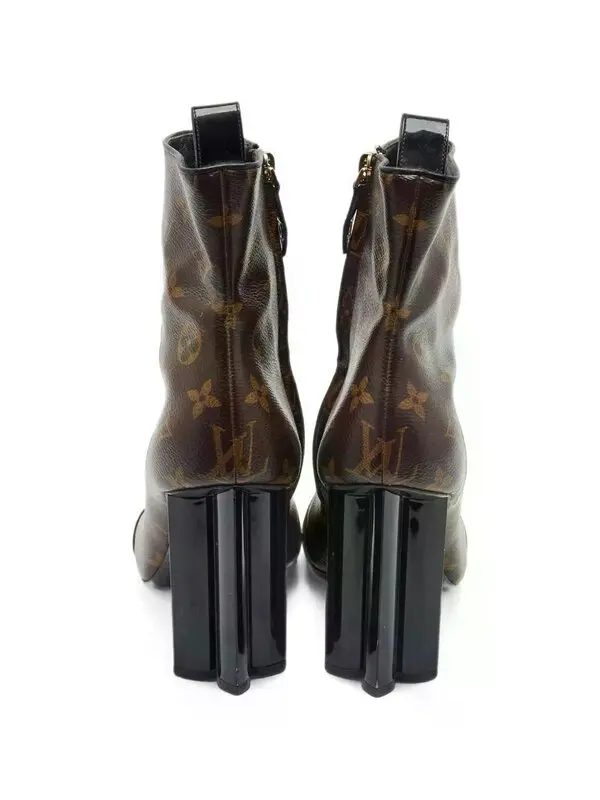 LOUIS VUITTON Silhouette Monogram Ankle Boots