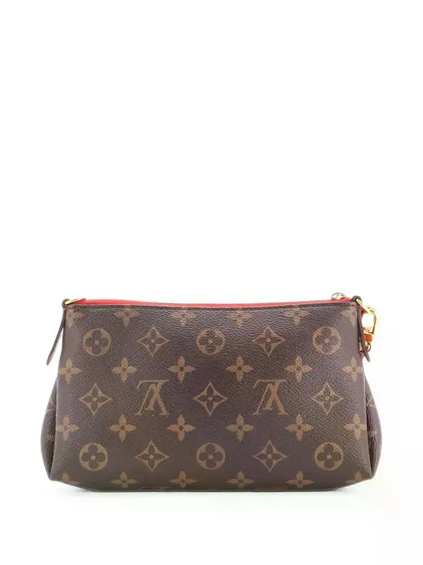 LOUIS VUITTON Pallas Monogram Canvas With Leather Clutch Bag