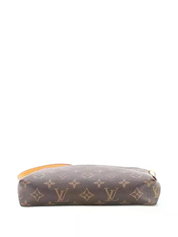 LOUIS VUITTON Pallas Monogram Canvas With Leather Clutch Bag - Red