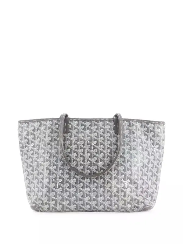 Goyard Artois Coated Canvas Pm Tote Bag - Grey