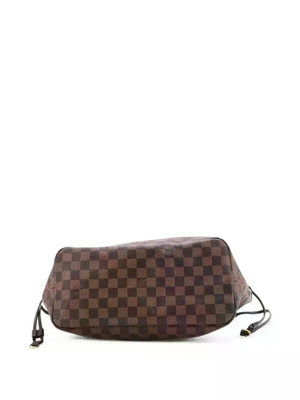 LOUIS VUITTON Neverfull Damier Mm Tote Bag - Brown