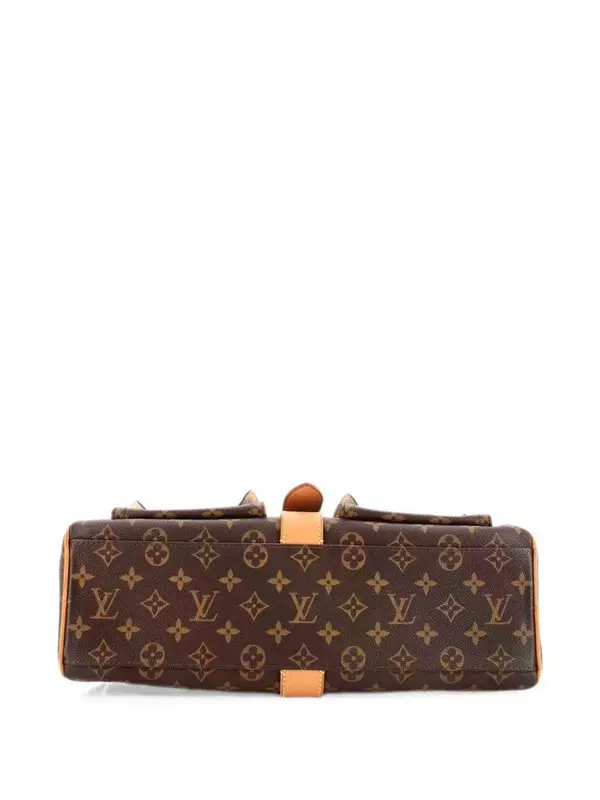 LOUIS VUITTON Manhattan Handbag Monogram Canvas Gm Satchel