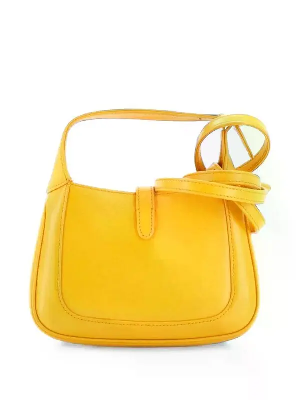 Gucci Jackie 1961 Leather Mini Hobo Bag - Yellow