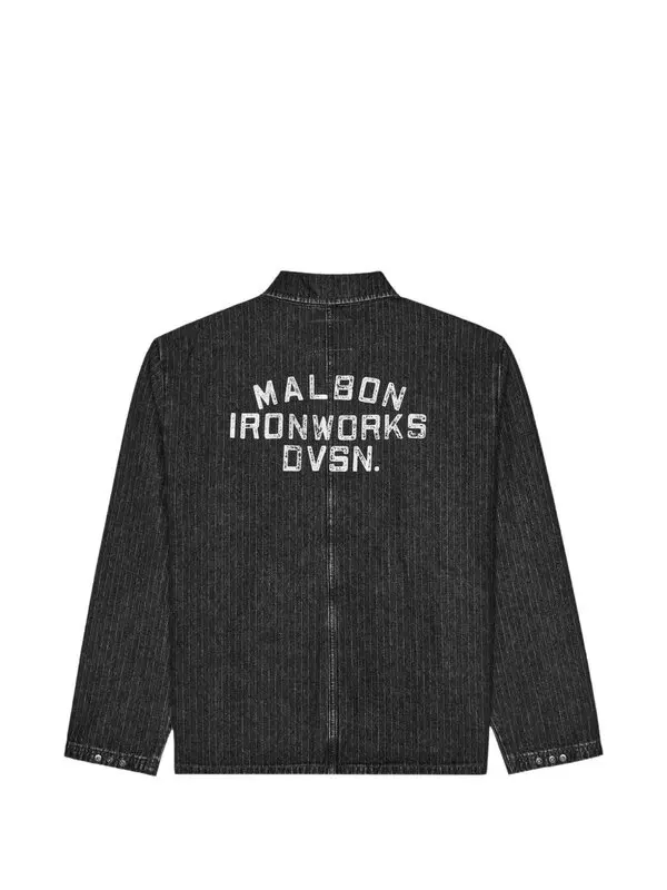 MALBON Foreman Striped Denim Jacket
