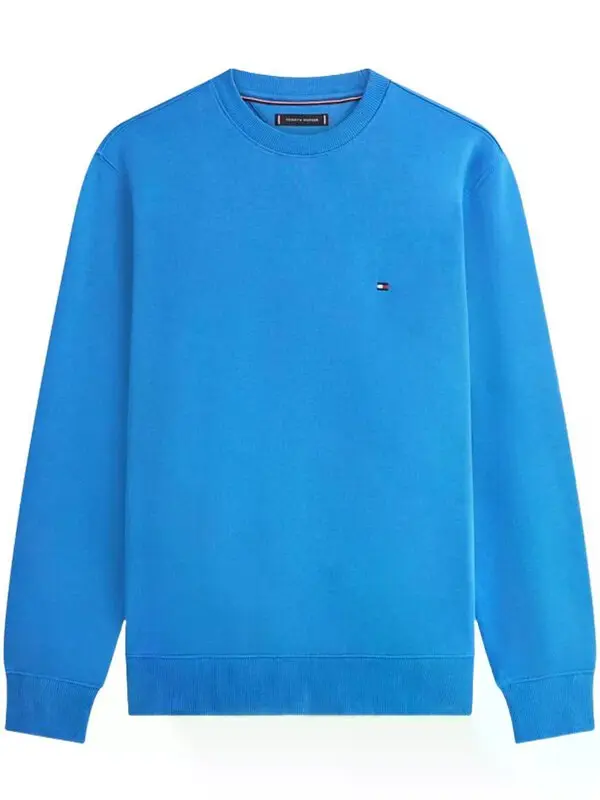 Tommy Hilfiger Terry Embroidered-logo Crew-neck Sweater