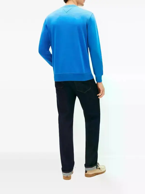 Tommy Hilfiger Terry Embroidered-logo Crew-neck Sweater