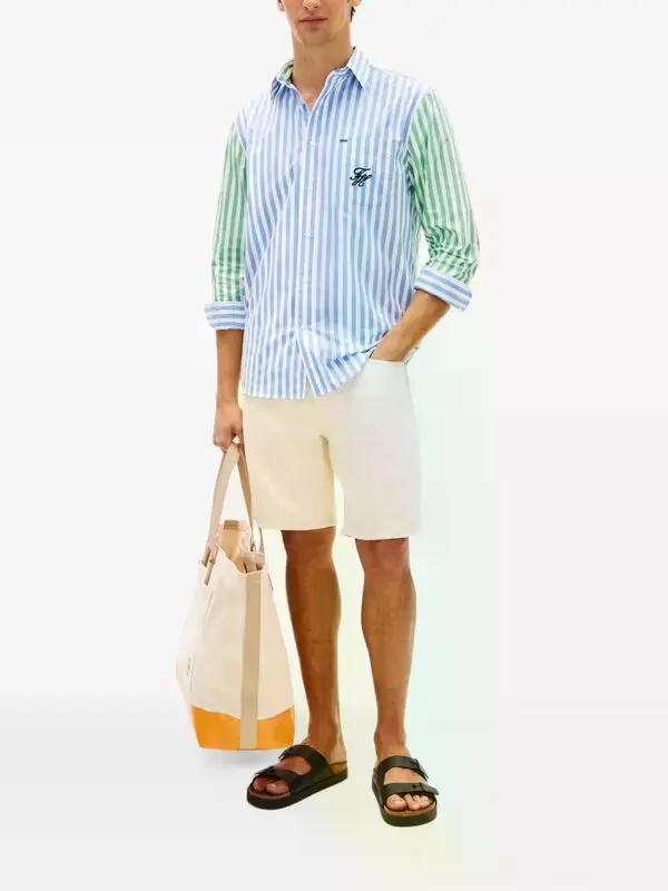 Tommy Hilfiger Papertouch Striped Shirt - Blue