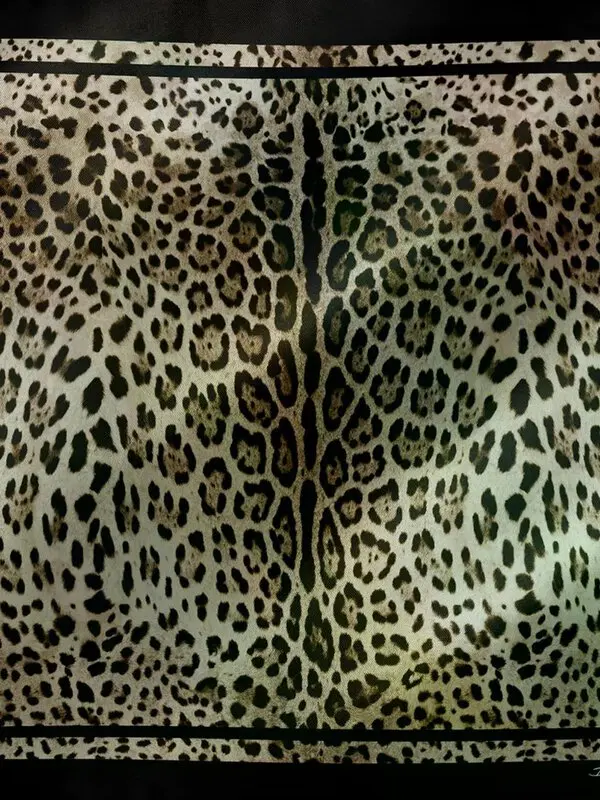 Dolce & Gabbana Leopard-print Silk Twill Foulard