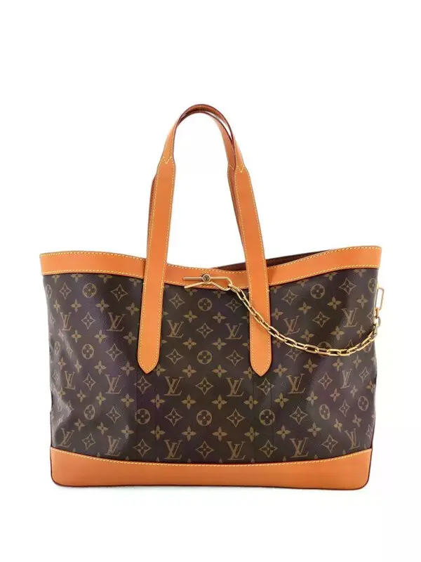 LOUIS VUITTON Cabas Voyage Monogram Canvas Tote Bag