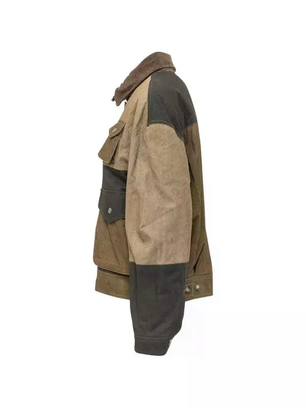 MARANT ETOILE Patchwork Buckle-collar Jacket