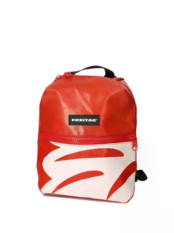 FREITAG Walter Logo-patch Backpack - Red