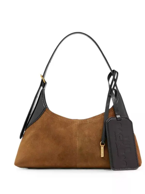 Marc Jacobs Belted Sack Bag In Suede - Brown
