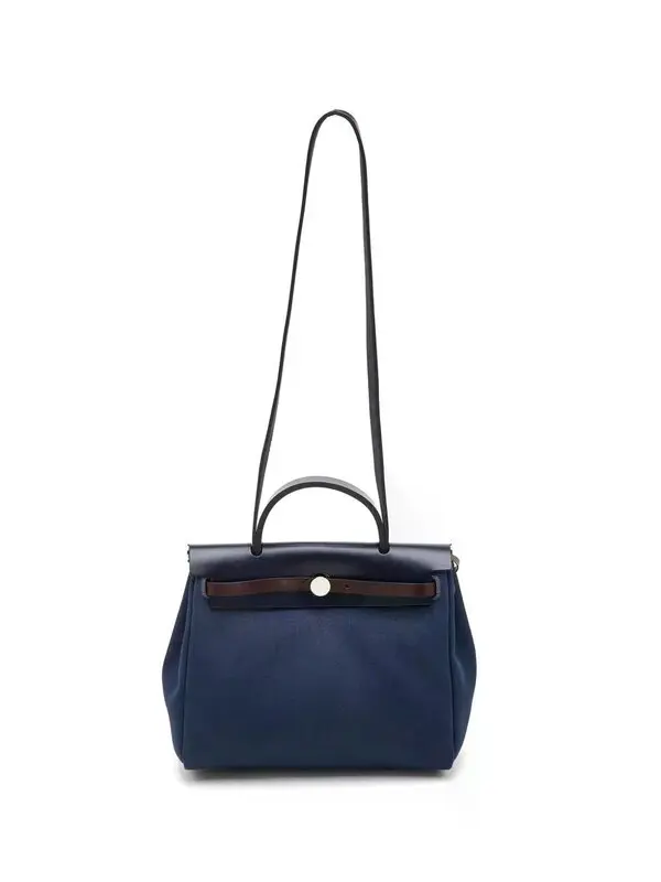 Hermès 2023 31 Herbag Zip Clou De Selle Tote Bag - Blue