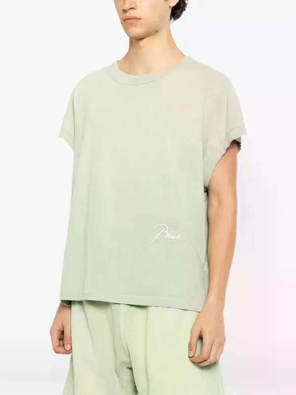 Rhude Washed-effect T-shirt