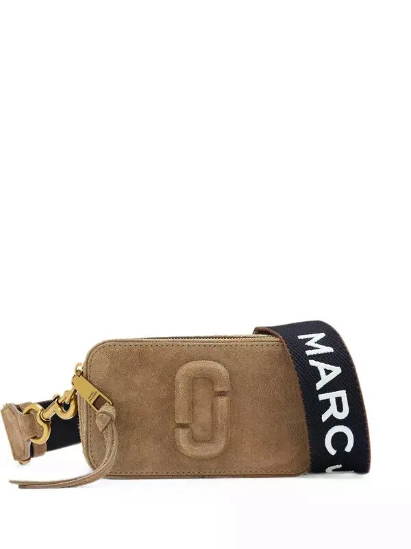 Marc Jacobs Felted Suede Snapshot Cross Body Bag - Neutrals
