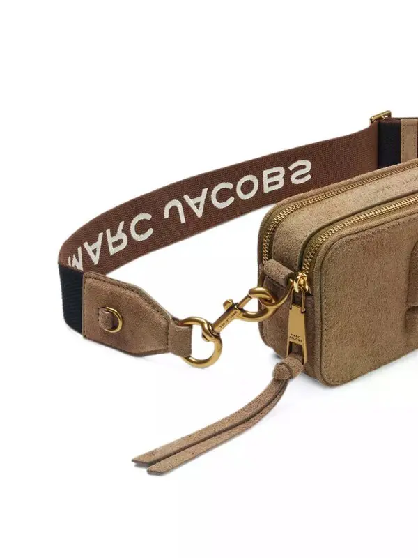 Marc Jacobs Felted Suede Snapshot Cross Body Bag - Neutrals