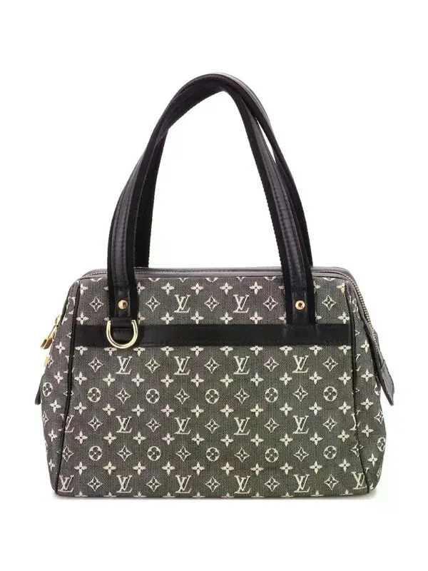 LOUIS VUITTON Josephine Handbag Mini Lin Pm Shoulder Bag - Grey