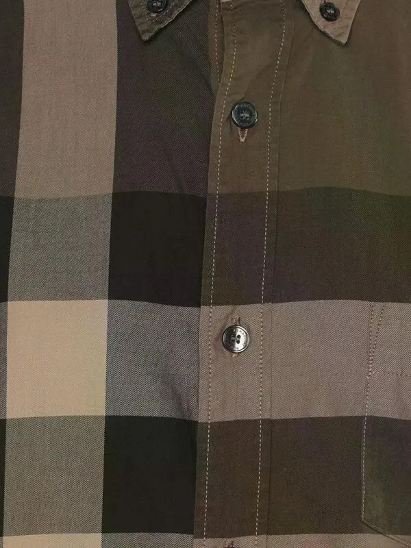 Burberry Checked Long-sleeve Shirt