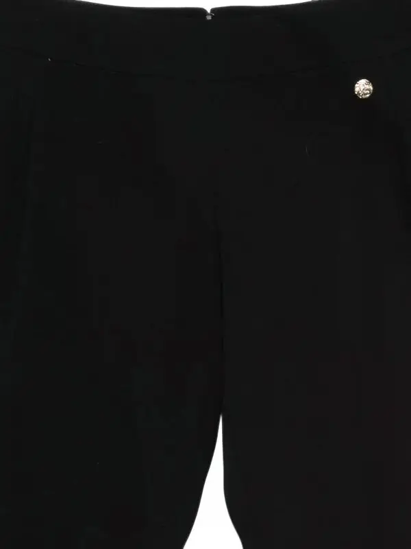 Versace 2000s Medusa-plaque Trousers