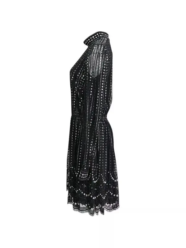 Michael Kors Embellished Lace Mini Dress