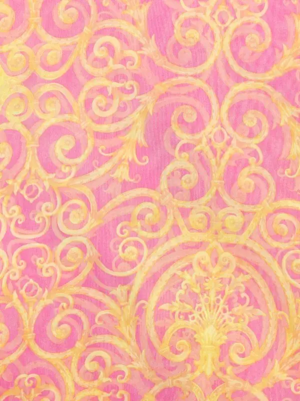 Versace 2000s Barocco Print Scarf