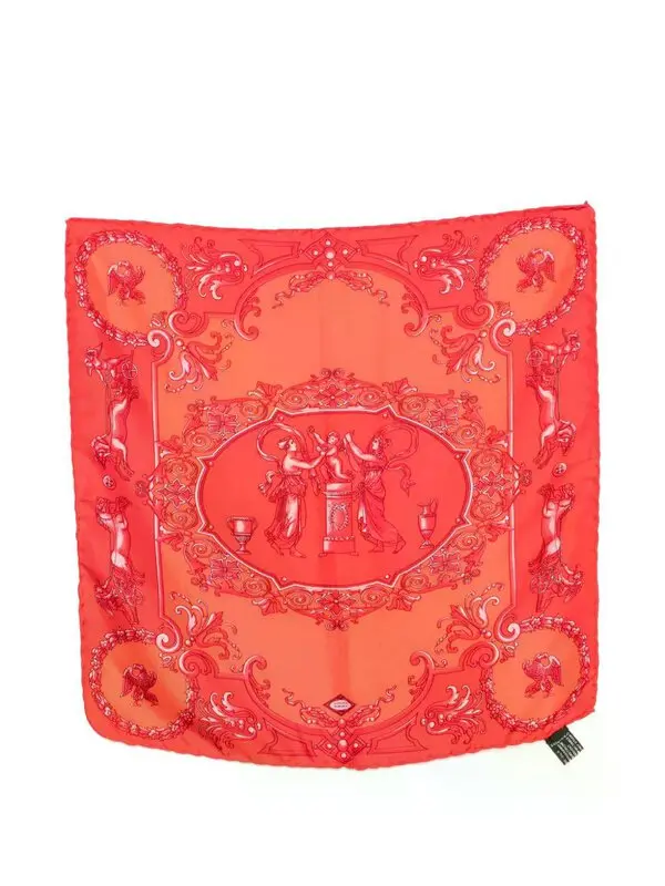 Versace 1990s Baroque-print Handkerchief