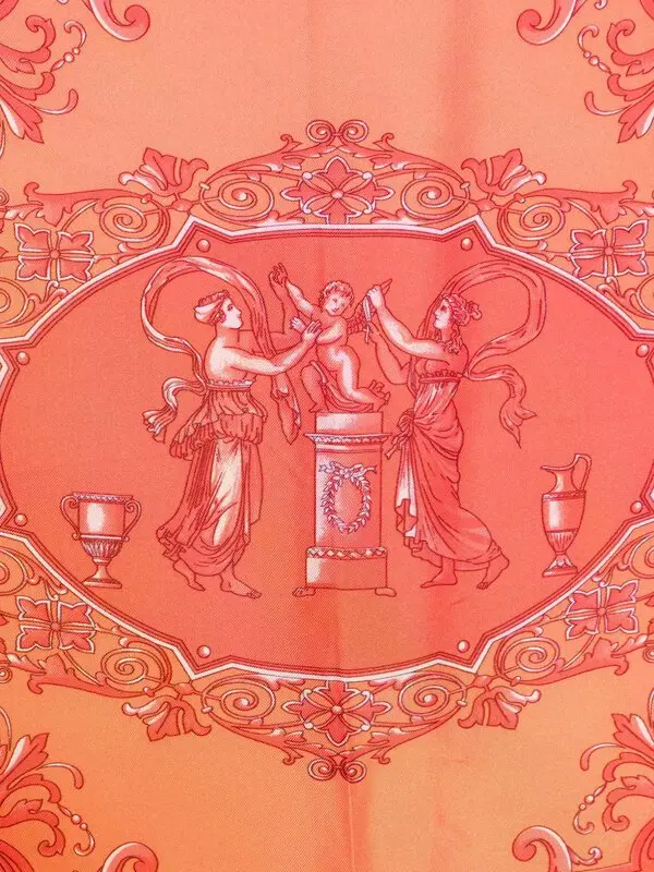 Versace 1990s Baroque-print Handkerchief