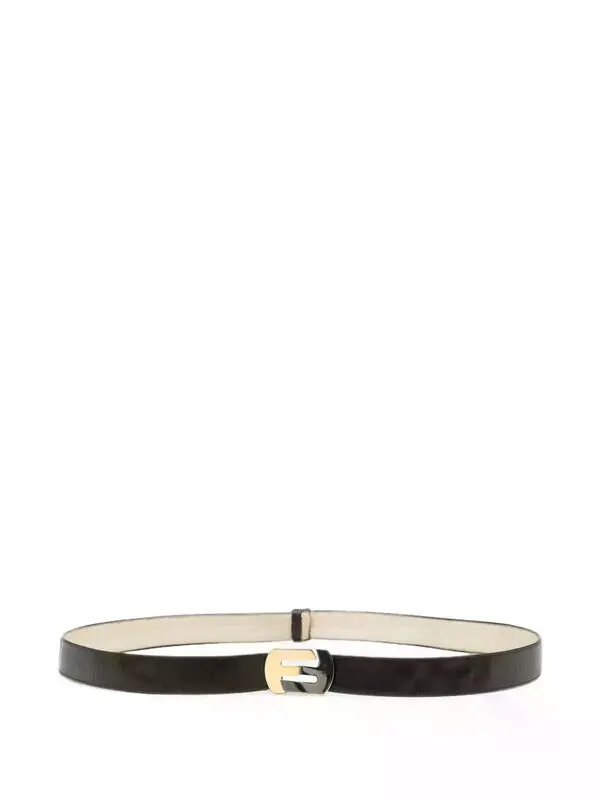 FERRAGAMO 1970s F Buckle Belt