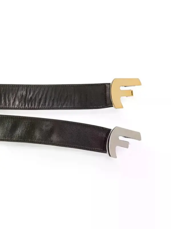 FERRAGAMO 1970s F Buckle Belt
