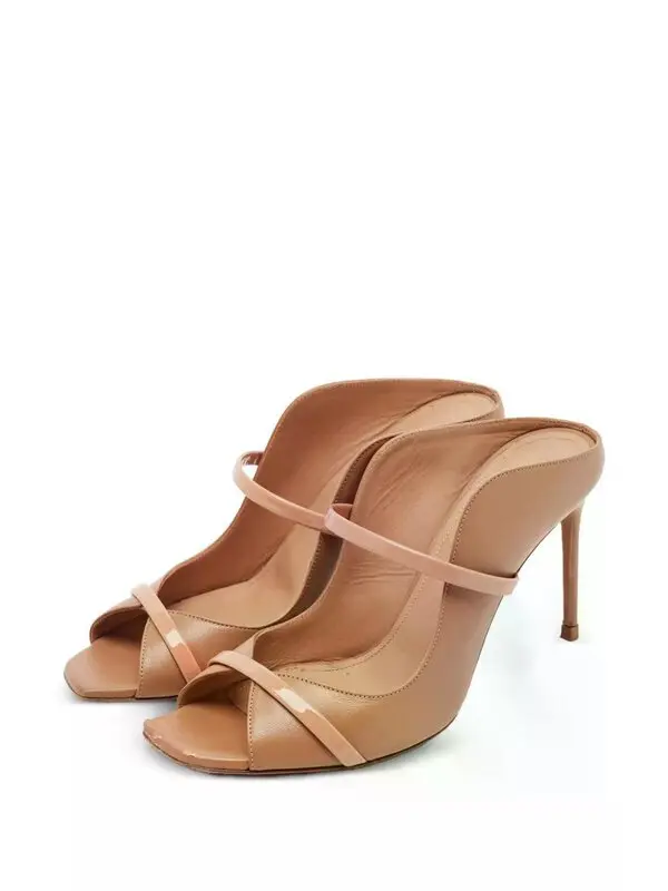 MALONE SOULIERS Patent-strap Sandals - Neutrals