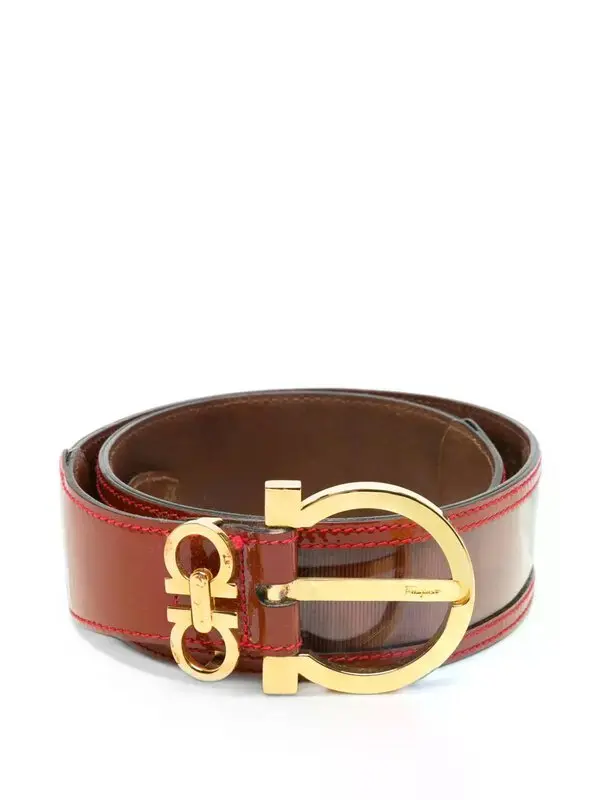 FERRAGAMO 1980s Gancini Buckle Belt