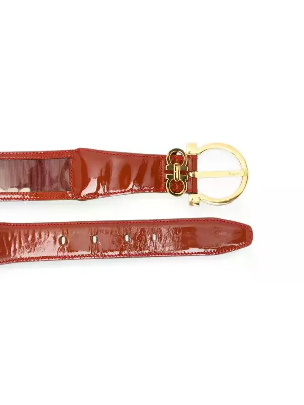 FERRAGAMO 1980s Gancini Buckle Belt