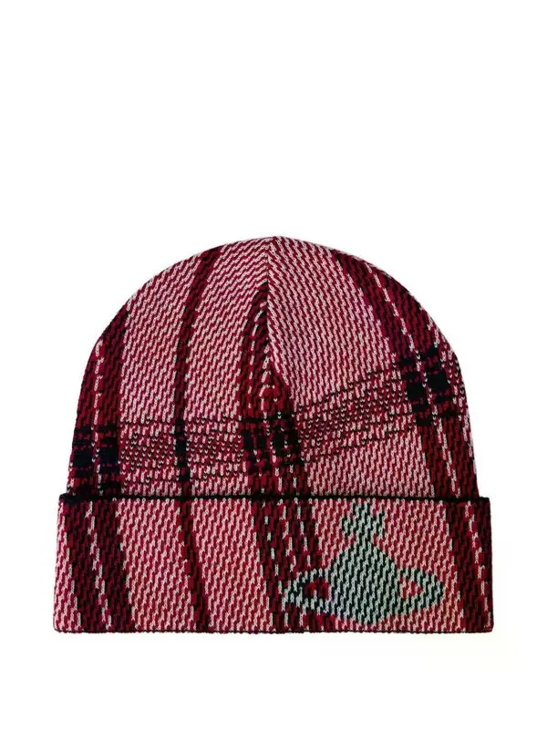 VIVIENNE WESTWOOD Tartan Beanie