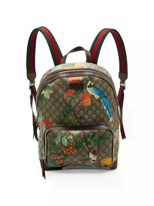 Gucci Gg Supreme Tian Print Backpack