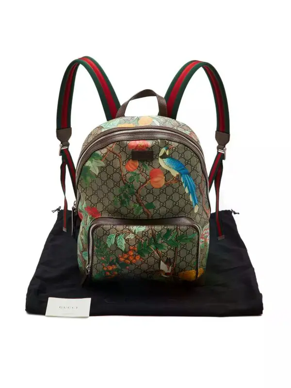 Gucci Gg Supreme Tian Print Backpack