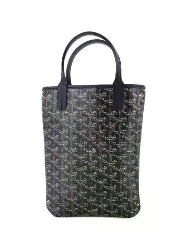 Goyard Coated Canvas Mini Tote Bag - Black