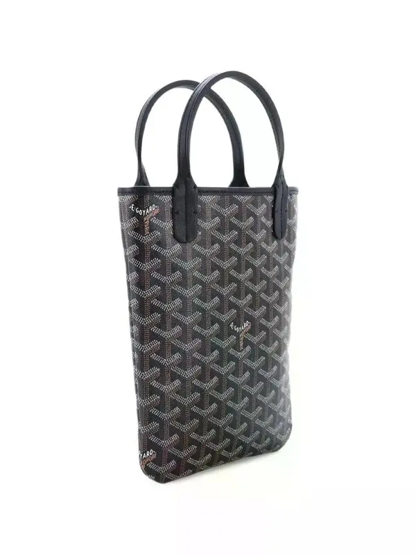 Goyard Coated Canvas Mini Tote Bag - Black