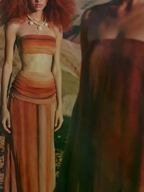 BAOBAB Sumaq Maxi Skirt - Orange