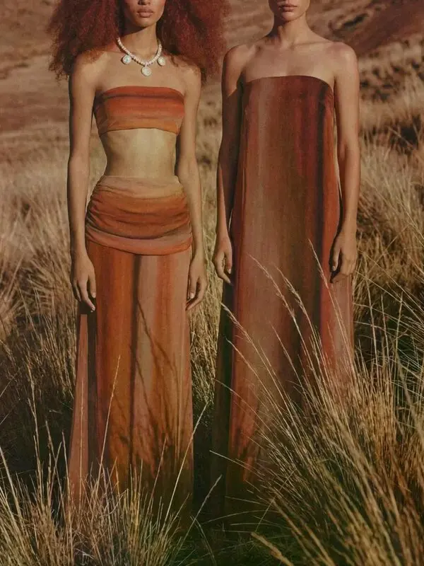 BAOBAB Sumaq Maxi Skirt - Orange